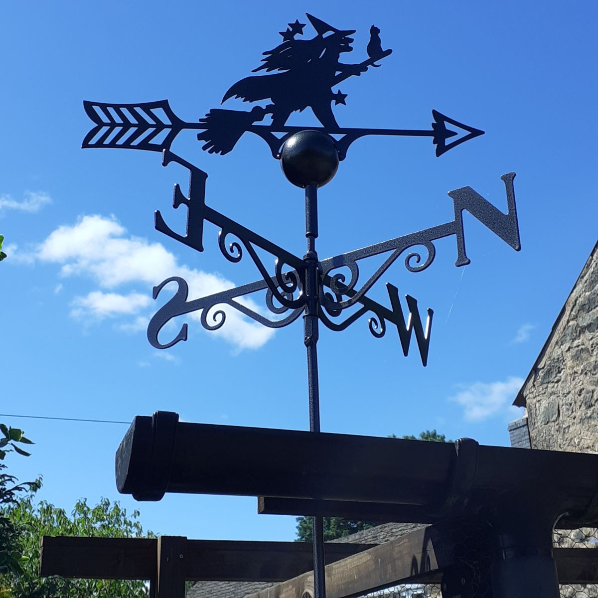 Mythical weathervanes: Witch weathervane